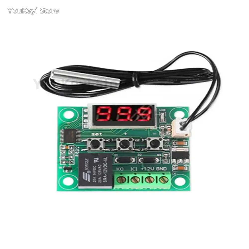 Термостат W1209 синий/красный 12В Red