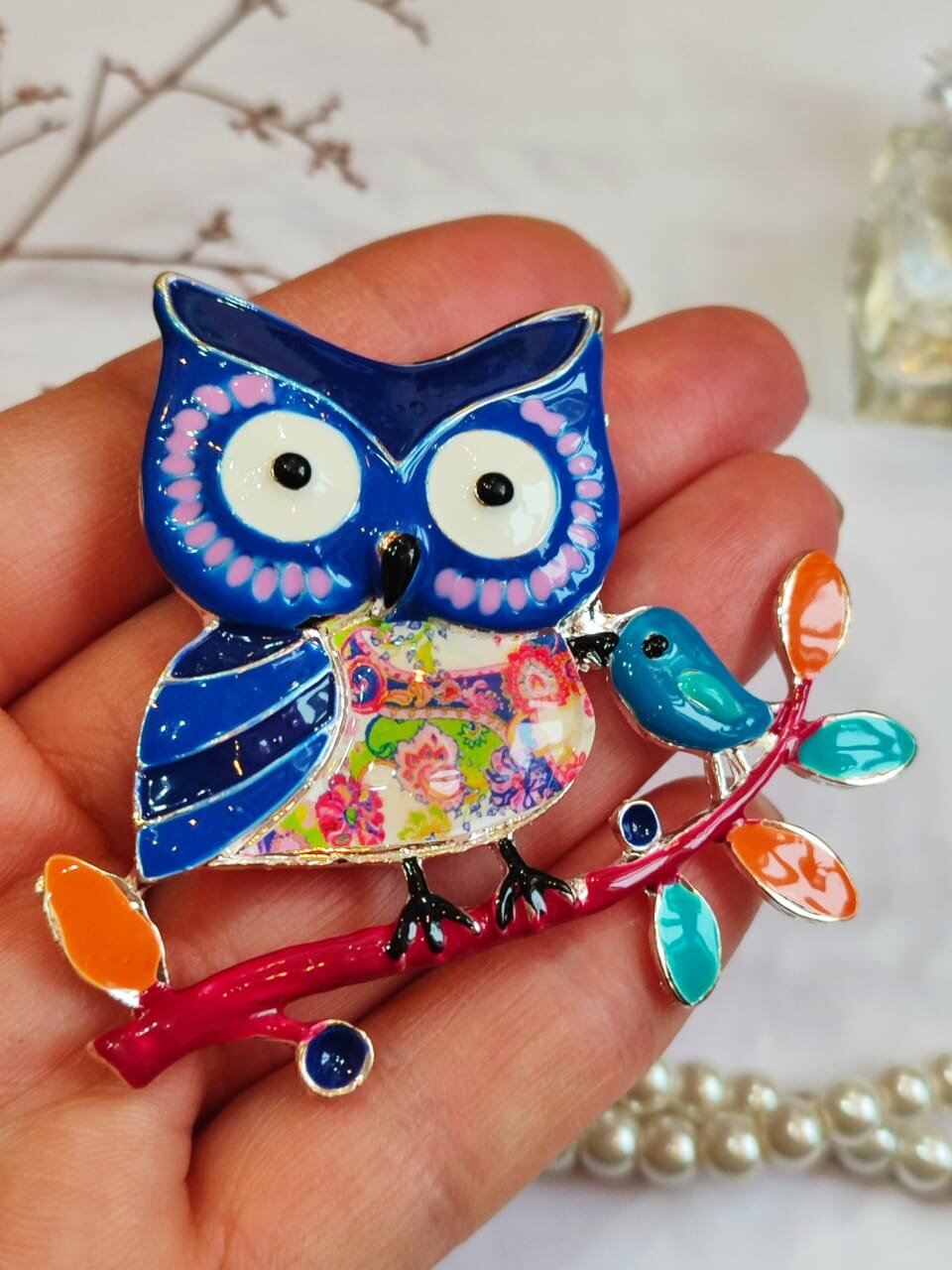 Брошь, эмаль