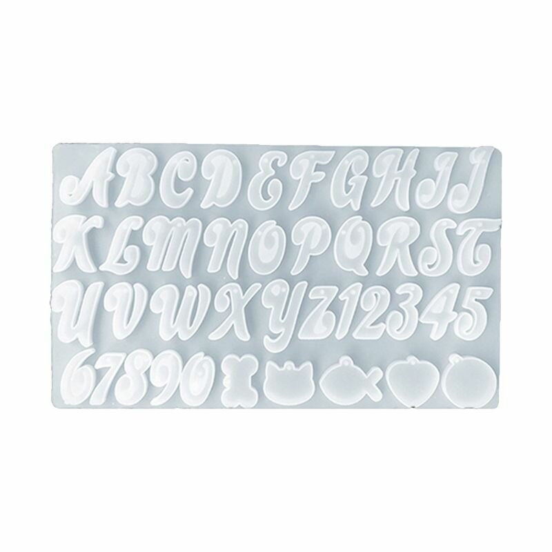 Английская буква пиньинь кислородной формы DIY Forms изготовлена из эпоксидной смолы