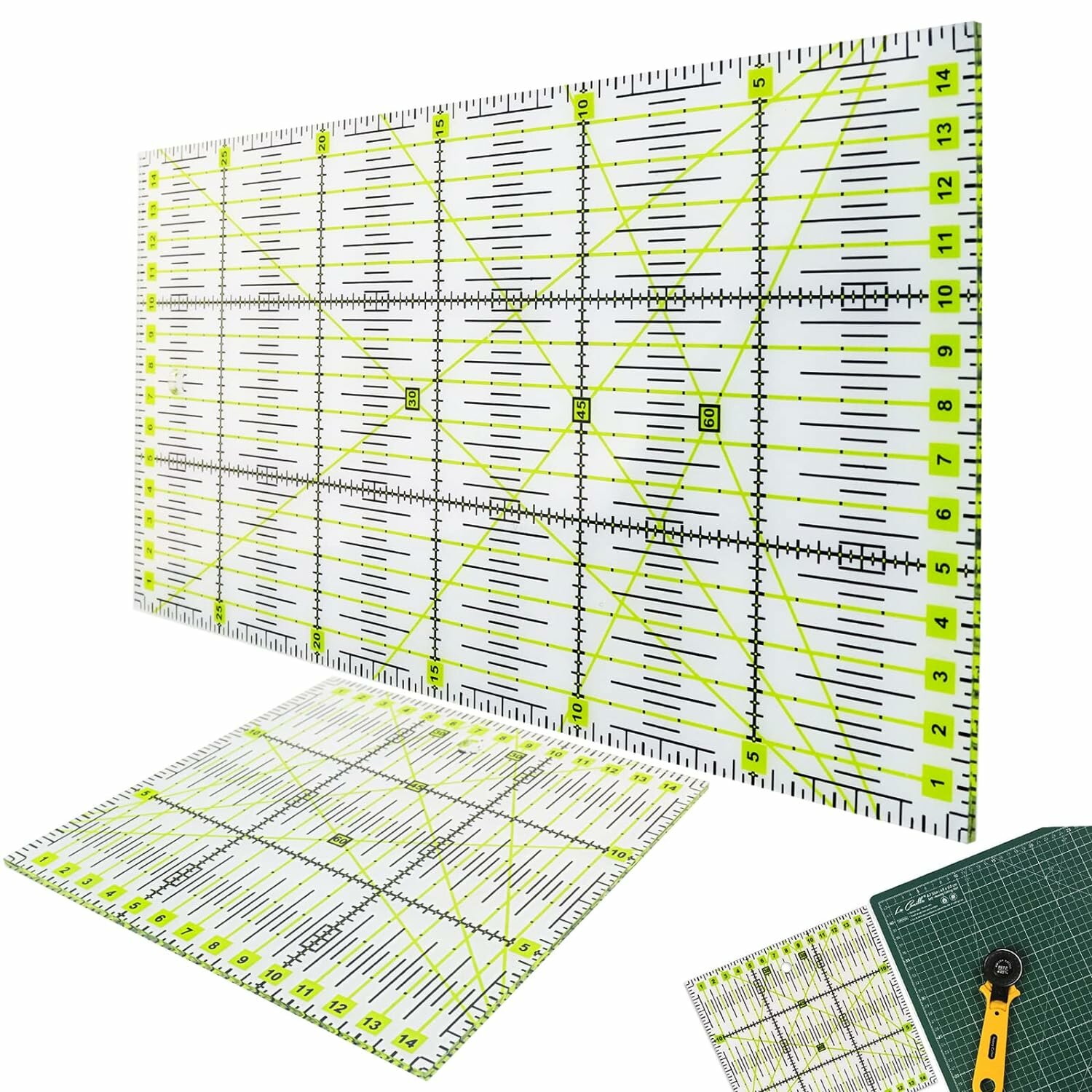 Линейка для пэчворка/Линейка портновская/Линейка для квилтинга