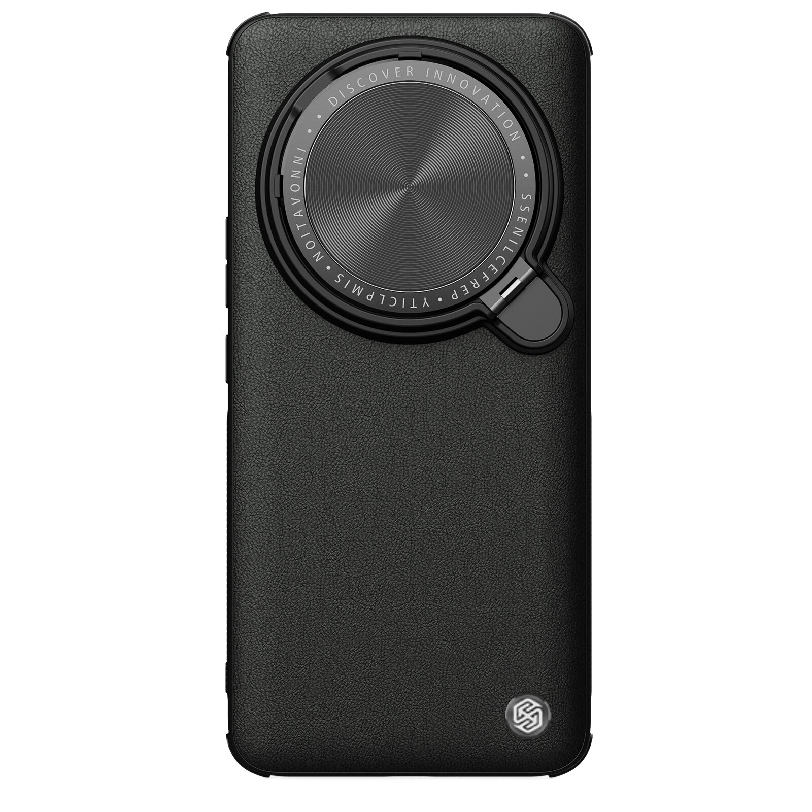 Чехол с вставками из кожи от Nillkin для Xiaomi 14 Ultra, с откидной металлической крышкой для камеры, серия CamShield Prop Leather Case