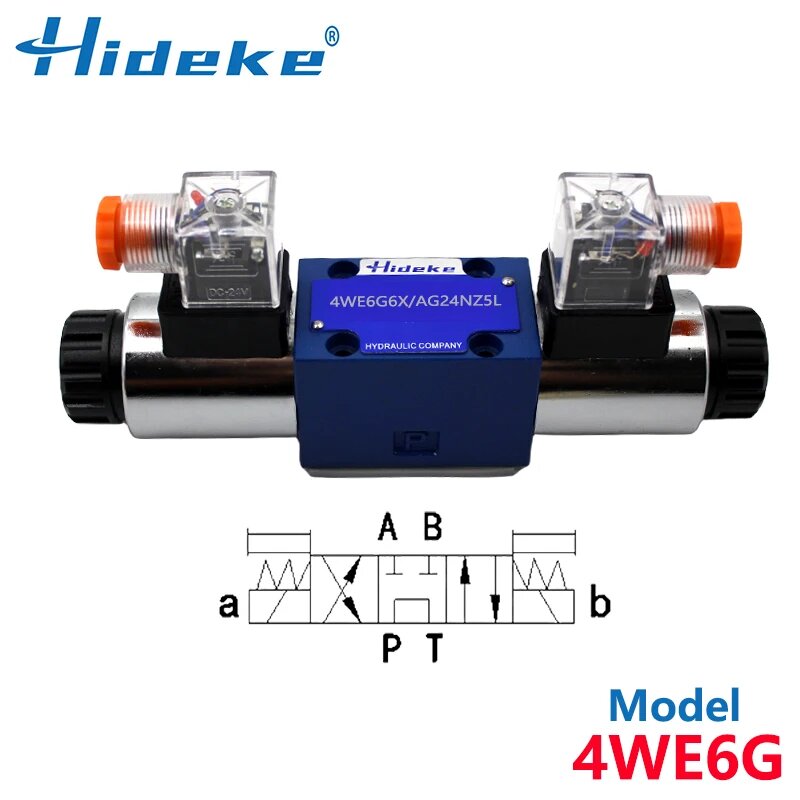 Гидравлический распределительный клапан HIDEKE 4WE6E/H/J/F/G/M/U/W61B/AG24/220VN95L