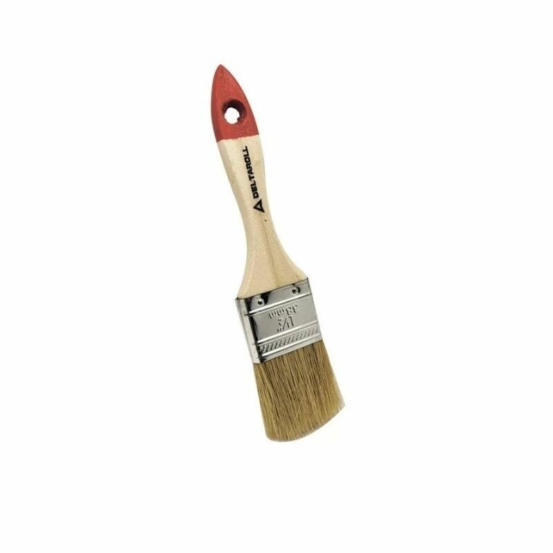 Кисть из натуральной щетины Deltaroll 12635 деревянная ручка (35мм)