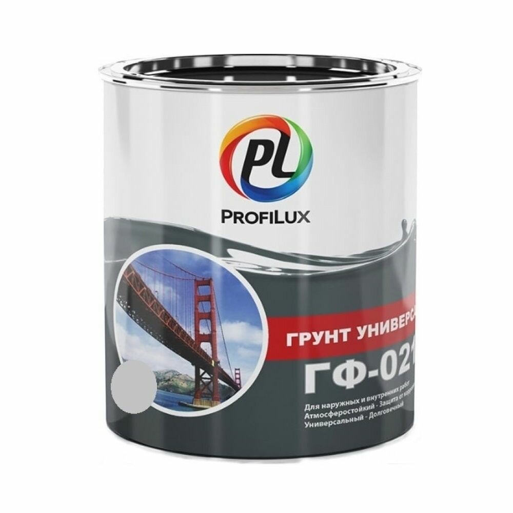 Грунт ГФ-021 универсальный ProfiLux (1,9кг) серый