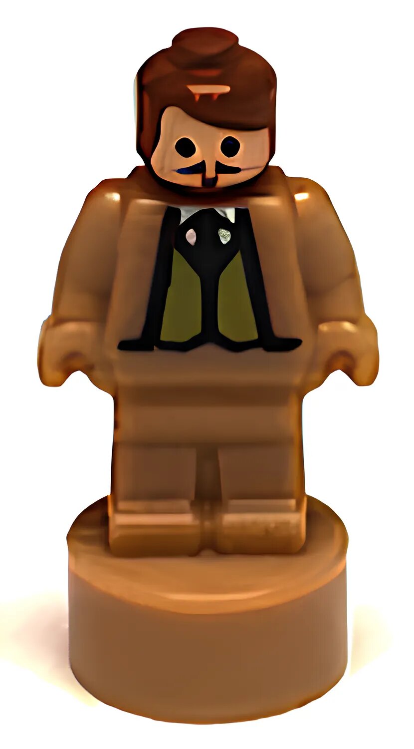 Минифигурка Lego Microfigure Professor Remus Lupin Statuette / Trophy 90398pb024