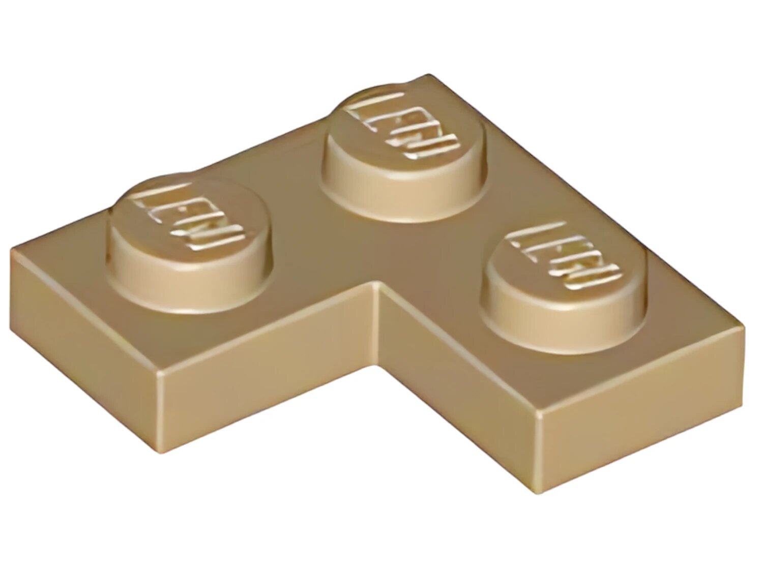 Деталь LEGO Plate 2 x 2 Corner 2420 Dark Tan N
