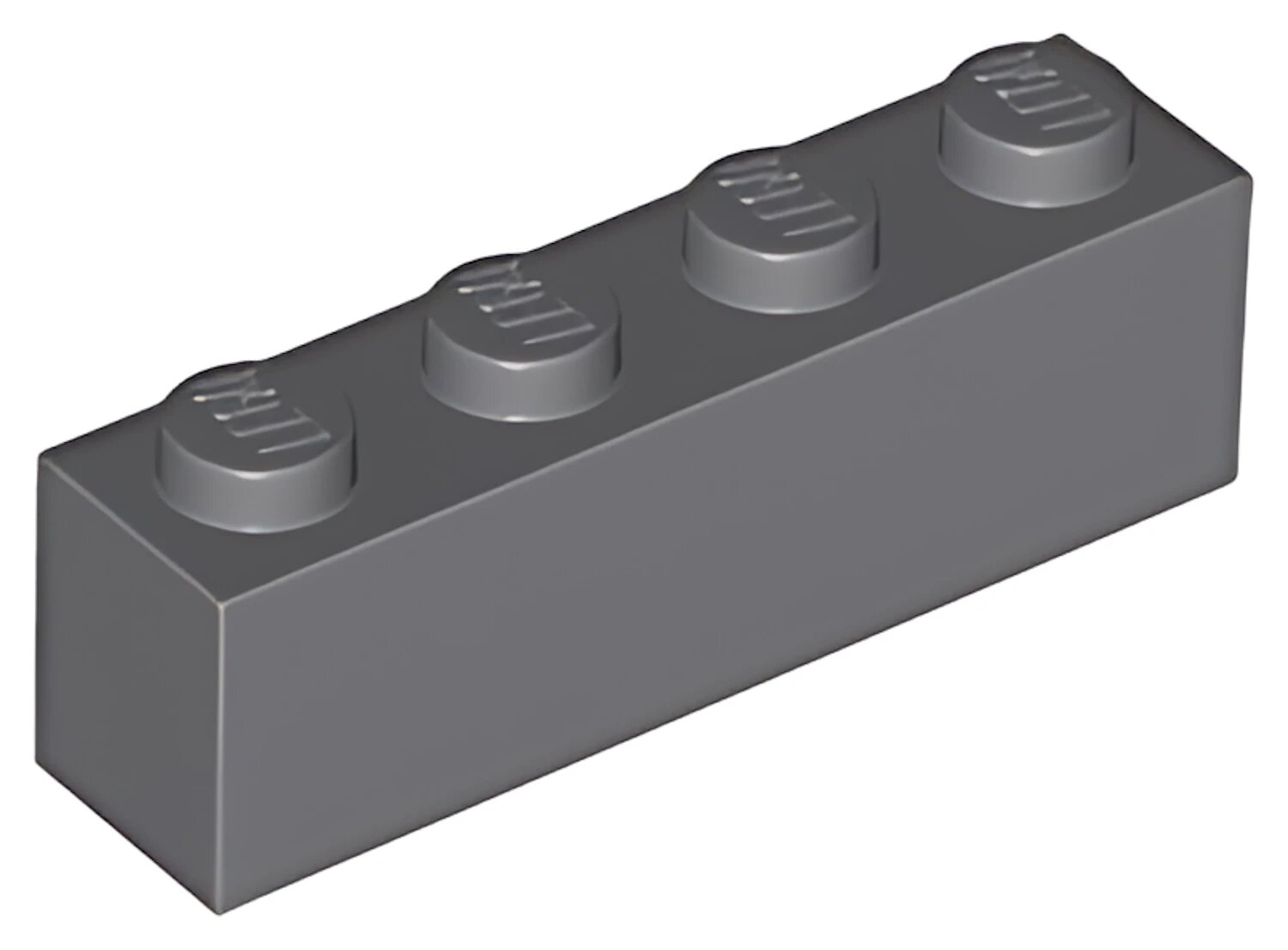 Кирпич LEGO Brick 1 x 4 3010 (6146) Dark Bluish Gray U