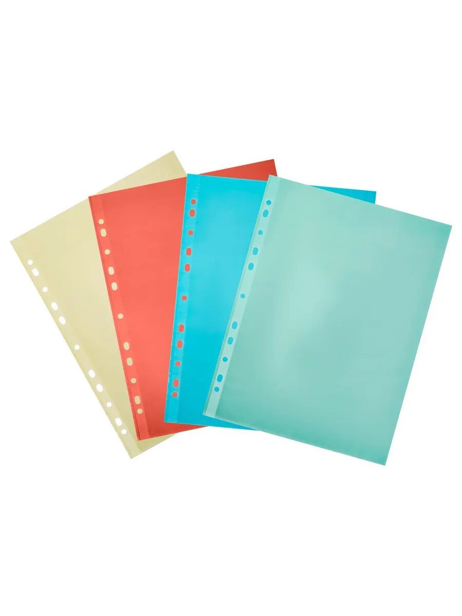 Файл вкладыш с перфорацией А4, 35мкм, матовая, 1 упаковка