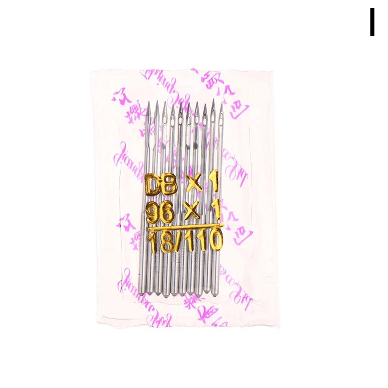 Швейные иглы DBX1 для оверлока, набор из 10 штук 18