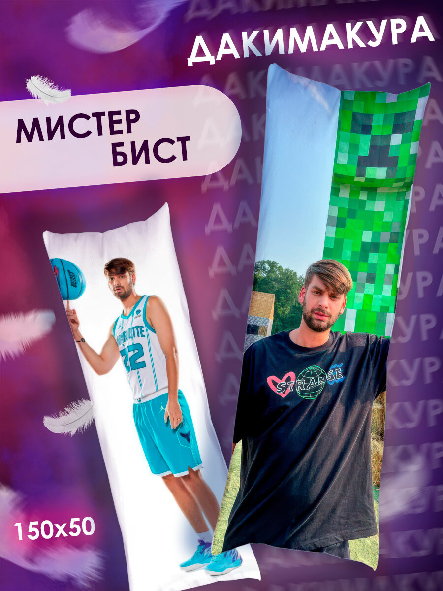 Подушка дакимакура Мистер Бист