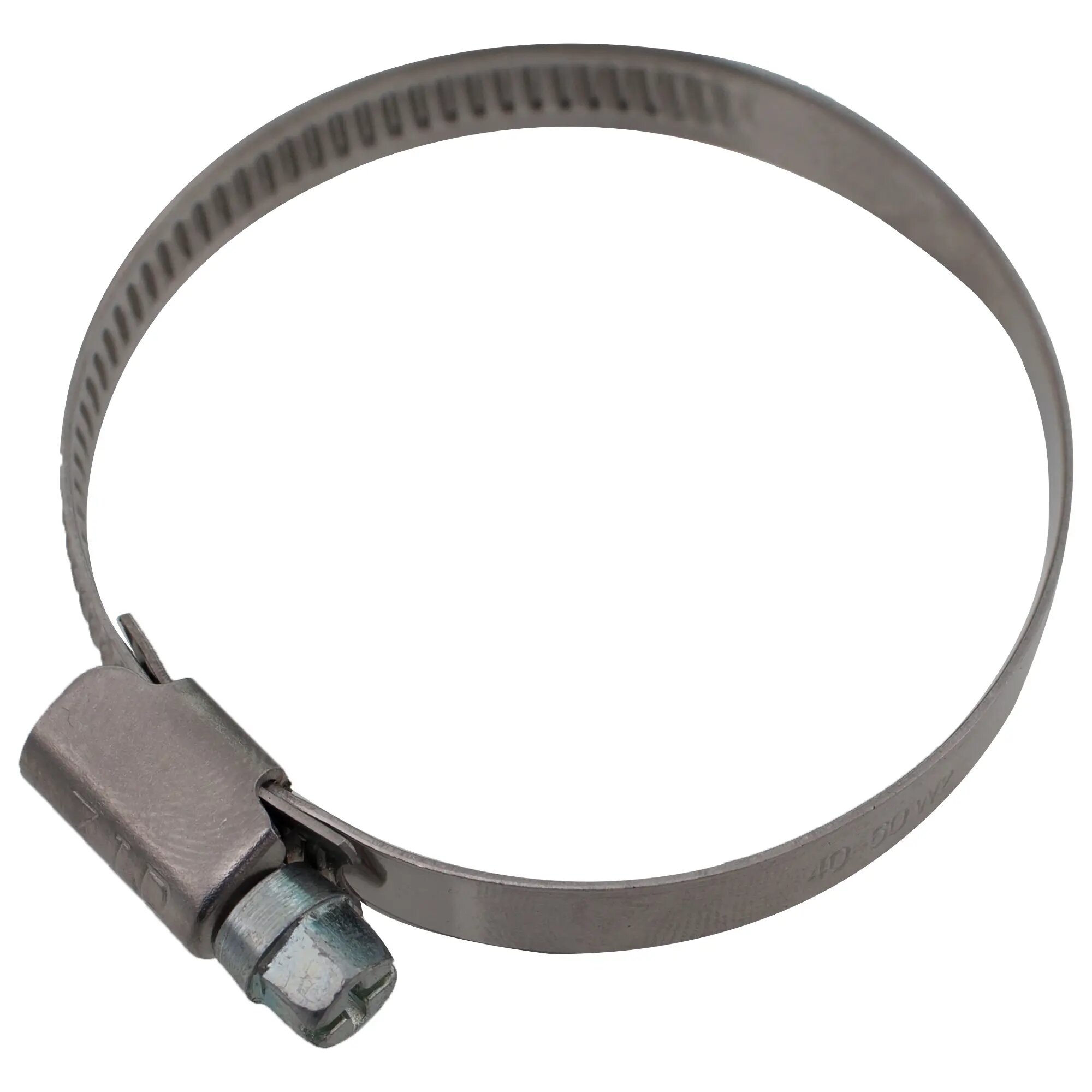 W2 хомут из нержавеющей стали 40-60 мм, комплект 2 шт, прочный зажим для труб водоснабжения