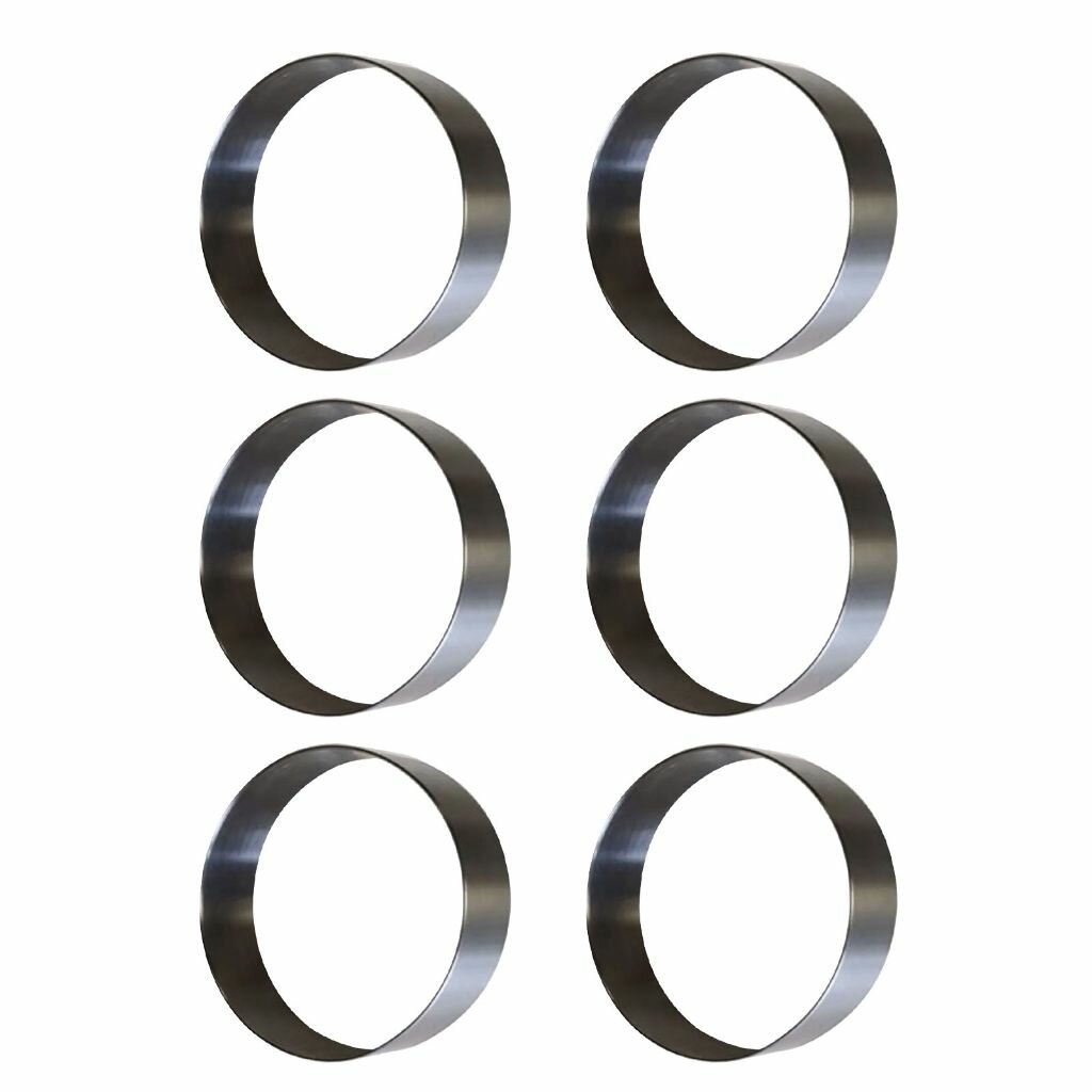 Круглые металлические формы для тартов, - Диаметр 7,7 см