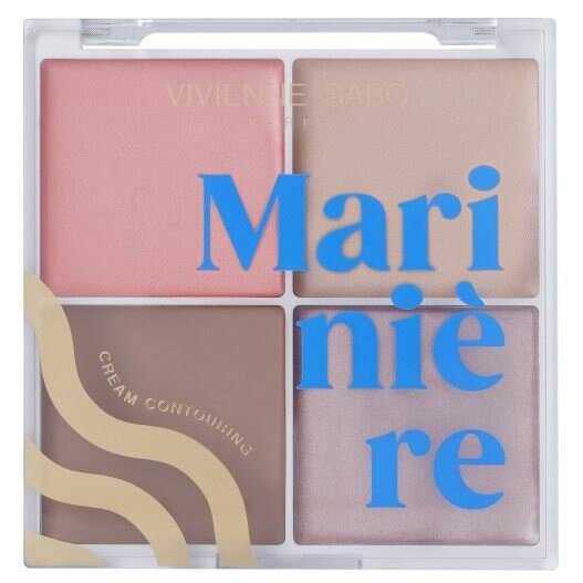 Палетка Vivienne Sabo Cream face Contouring Palette Mariniere, Кремовая для скульптурирования лица, 01