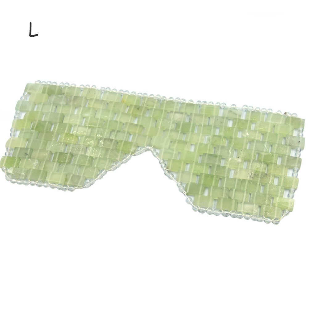 Натуральная маска для глаз для сна, средство для ухода за глазами, расслабляющее камни, снижает напряжение глаз, улучшает качество сна, успокаивающая маска для глаз для взрослых