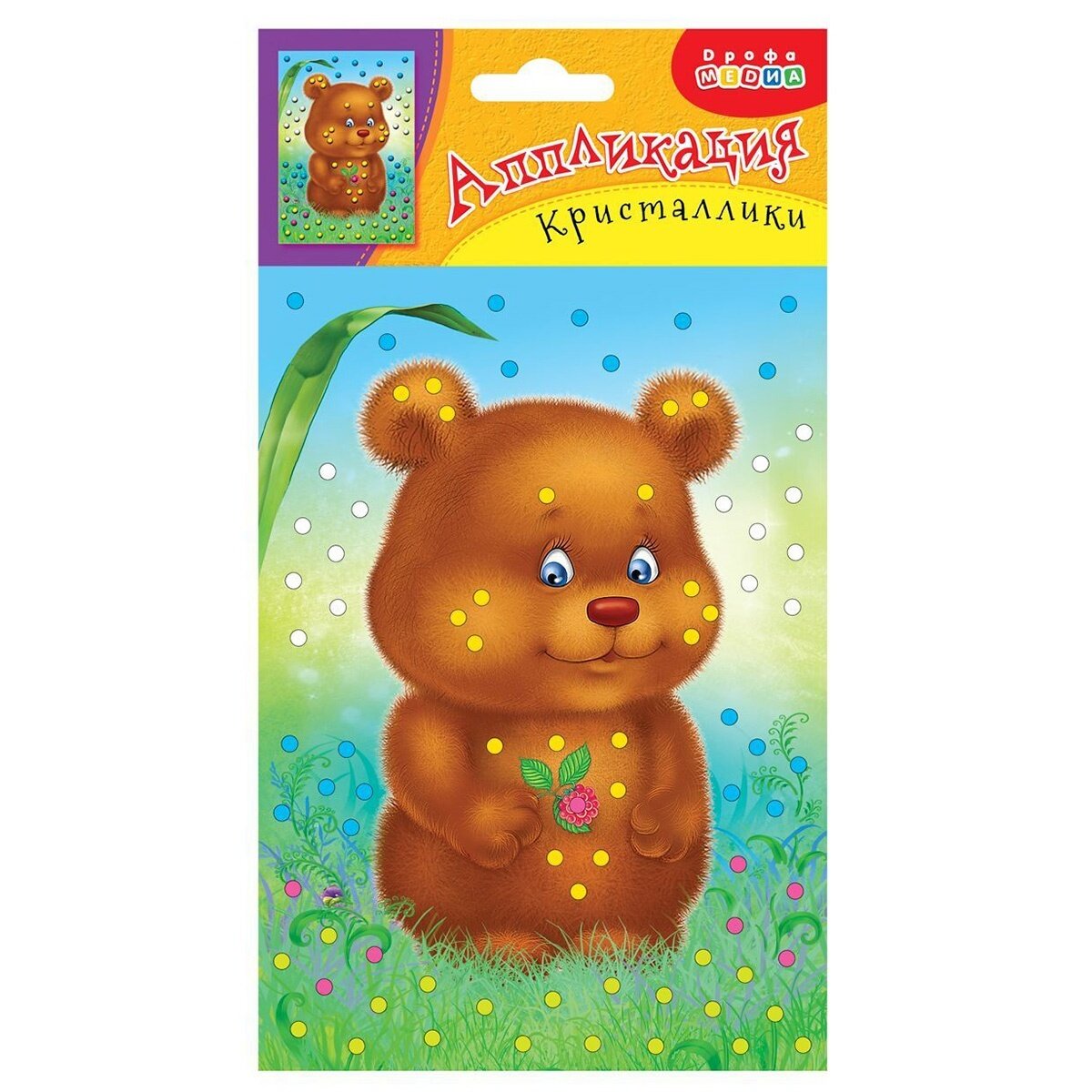 Аппликация Дрофа Кристаллики, Медвежонок (3791)