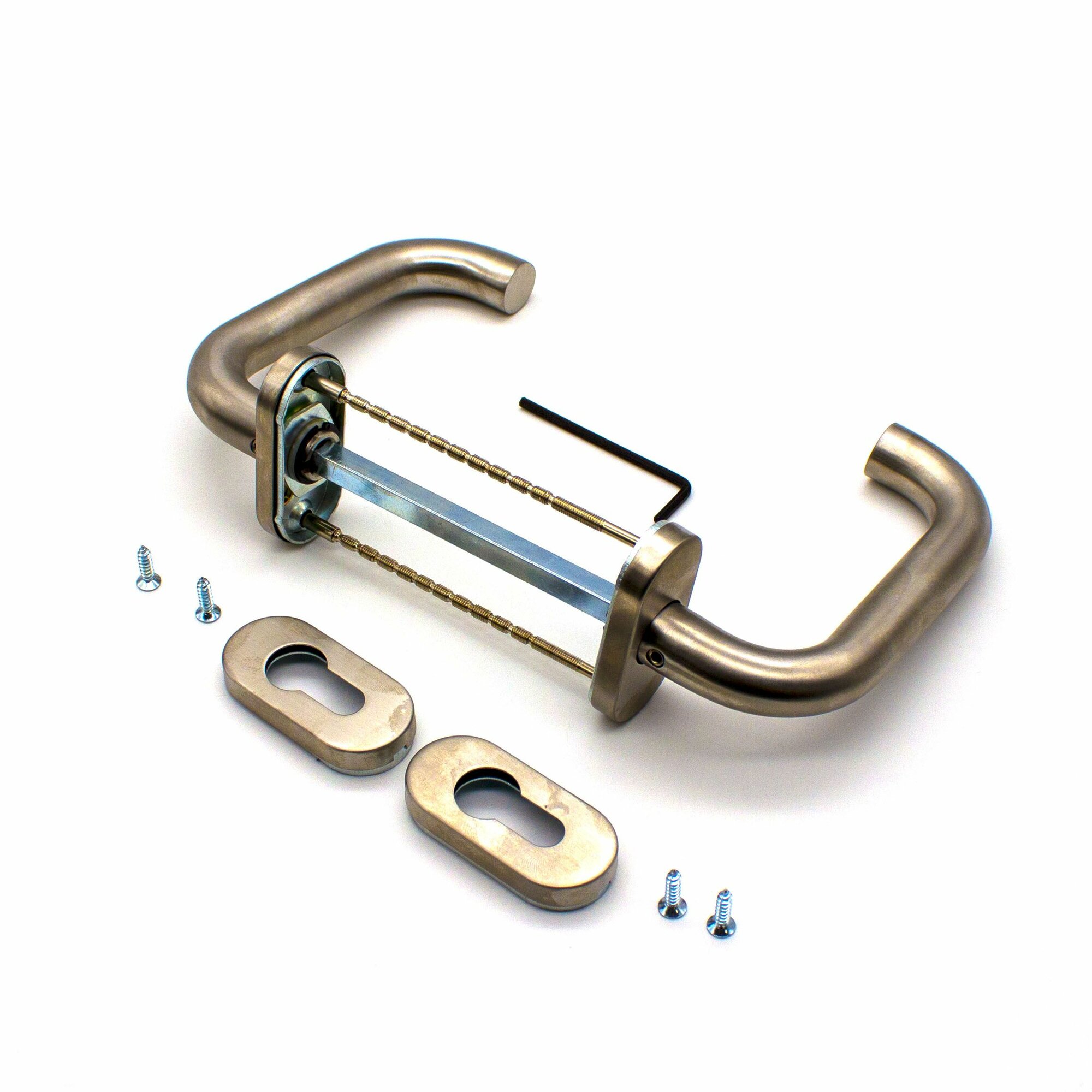 Комплект ручек DORMA Pure 8100 / 6621 / 6679, 38 56 мм, 8 мм, нержавеющая сталь 803009