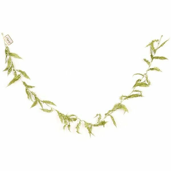 Украшение новогоднее Серпантин Сияющий папоротник 1,80 м, цвет Салатовый