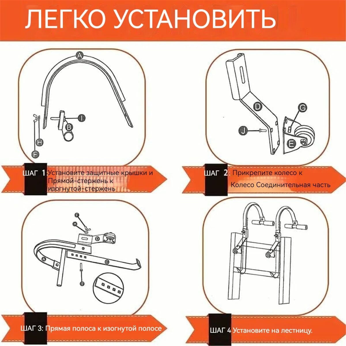 Стационарная лестница — фото 1