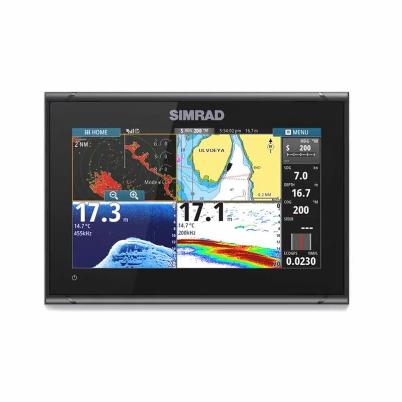 Эхолот Simrad GO7 XSE Русский c датчиком 3в1 Active Imaging, Он также принадлежит норвежскому бренду Lowrance Group