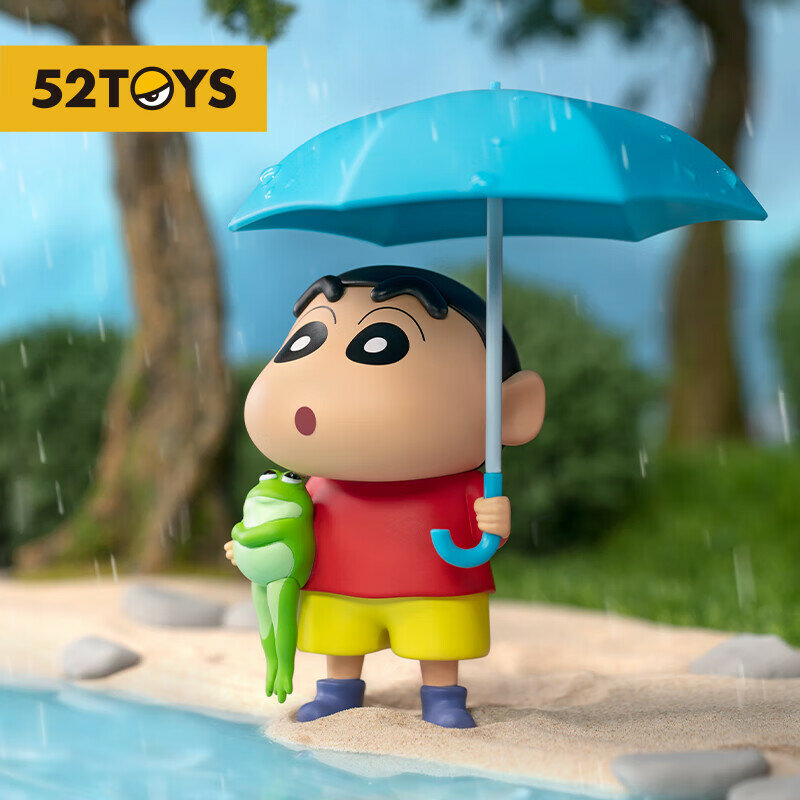 52TOYS Crayon Shin-Chan Daily 3 Blind Box, Anime Trendy Merchandise, Figurine Toy, Single Piece, Goddess Day Gift