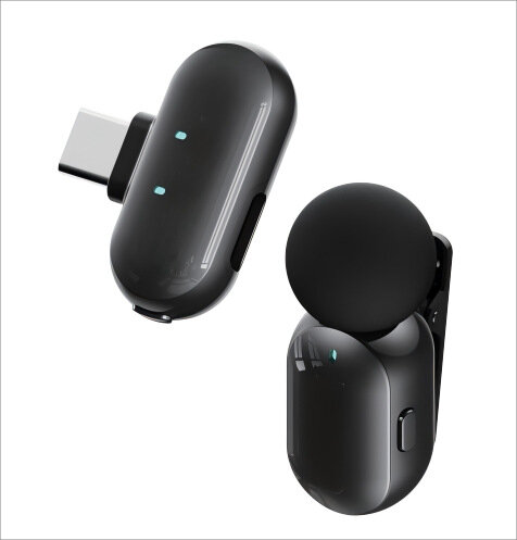 Новая модель M33 — двойной беспроводной петличный микрофон, мини-микрофон с креплением на пиджак для прямых трансляций, интервью и записи, трансграничный микрофон.