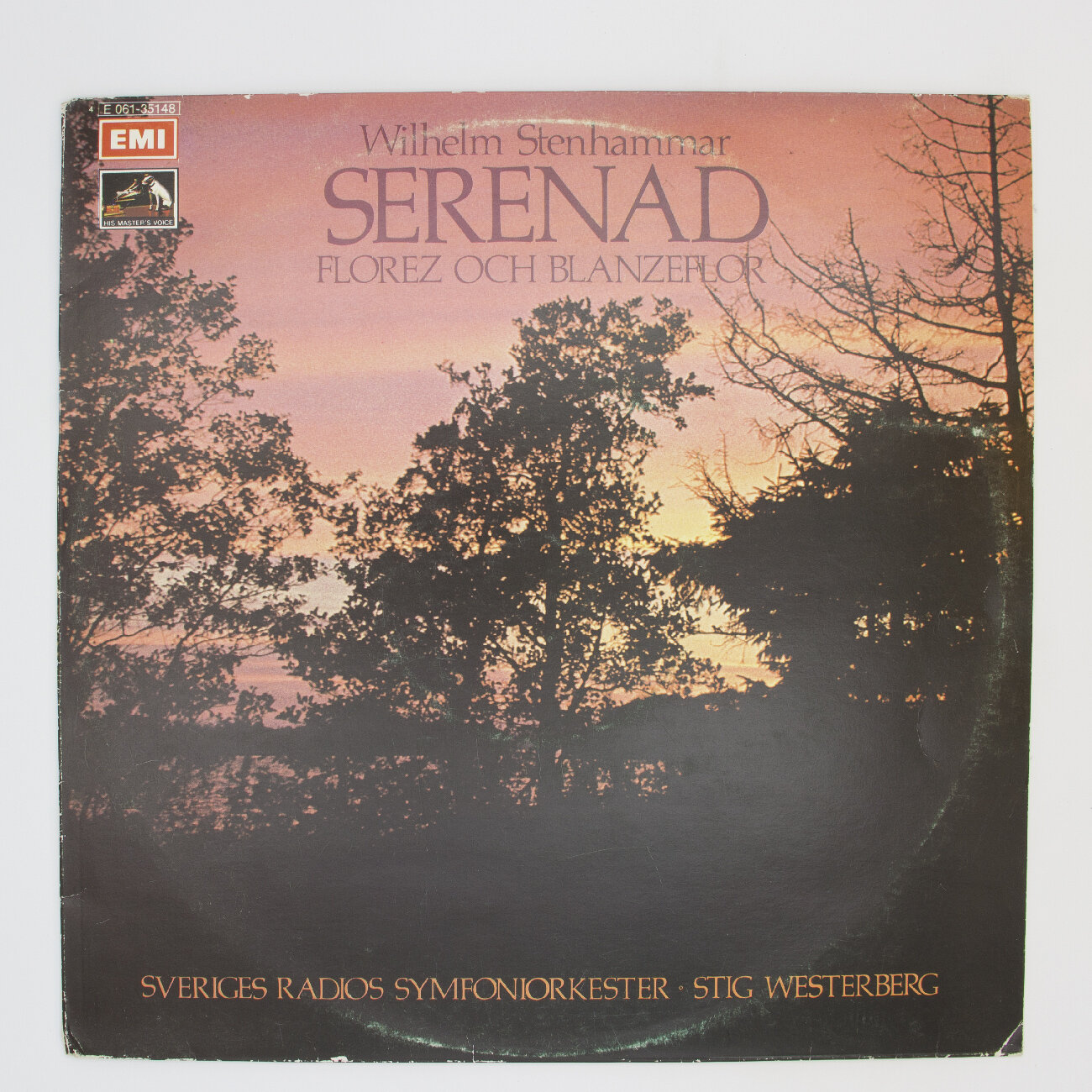 Виниловая пластинка Вильгельм Стенхаммар - Serenad - Florez Och Blanzeflor NM