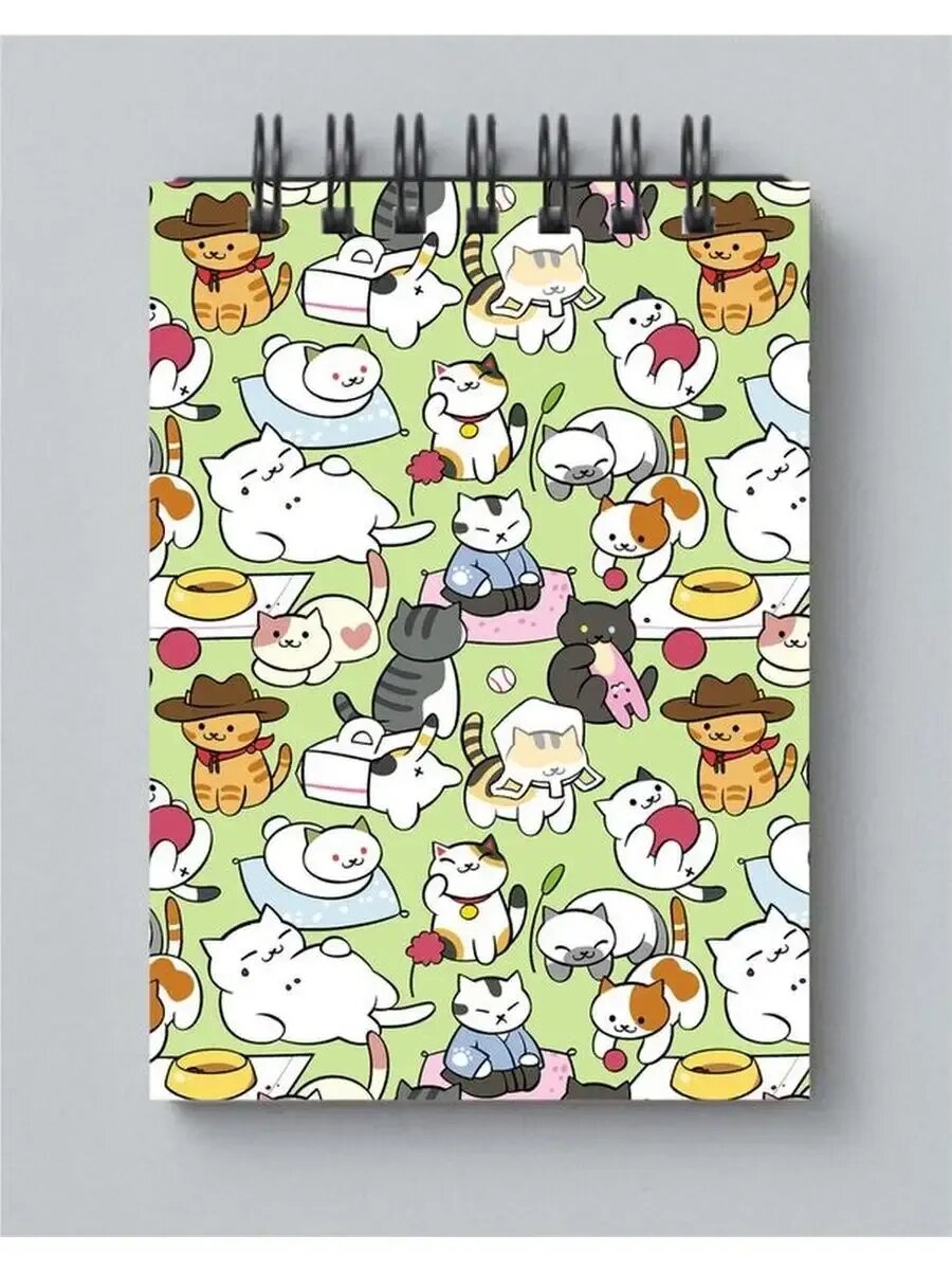 Блокнот Котики №7, А4