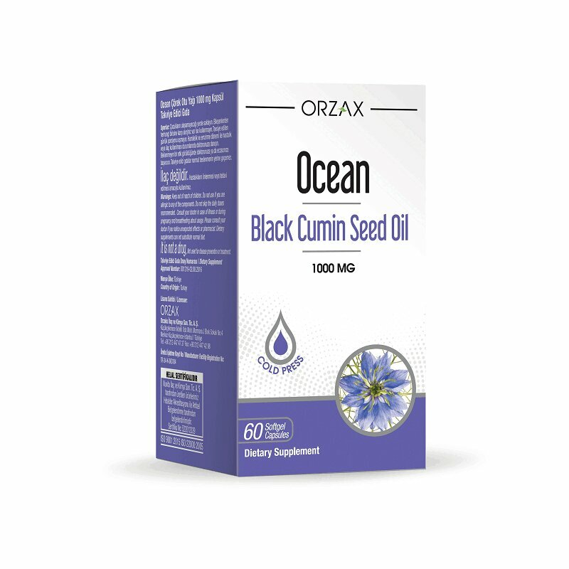 Орзакс Оушен Масло Семян Черного Тмина Капс.1000Мг №60