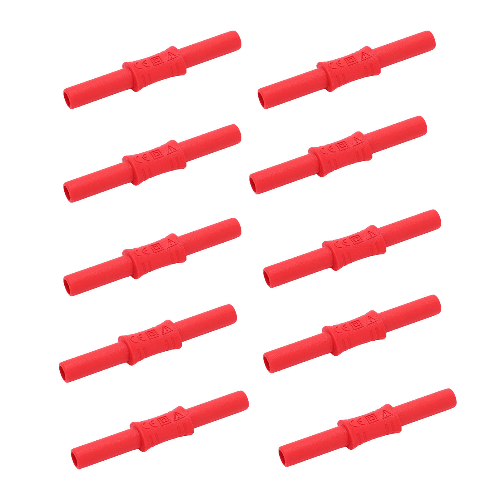 10pcs J.20009 Banana Coupler от 4 мм женского на женский изолированный банановый разъем банановой плагин адаптер