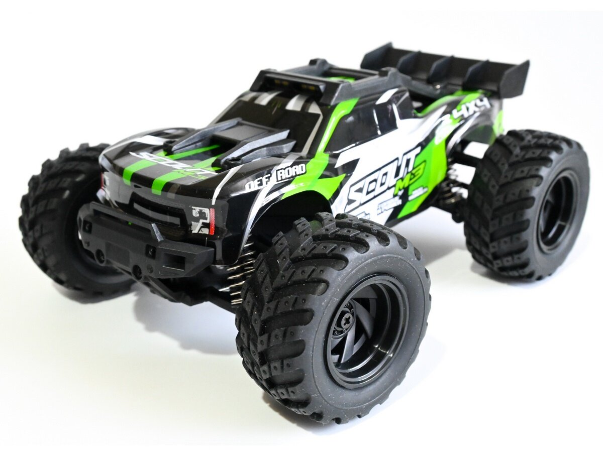 Радиоуправляемый монстр RCM Scout M3 (зеленый) 4WD 2.4G 1/20 RTR