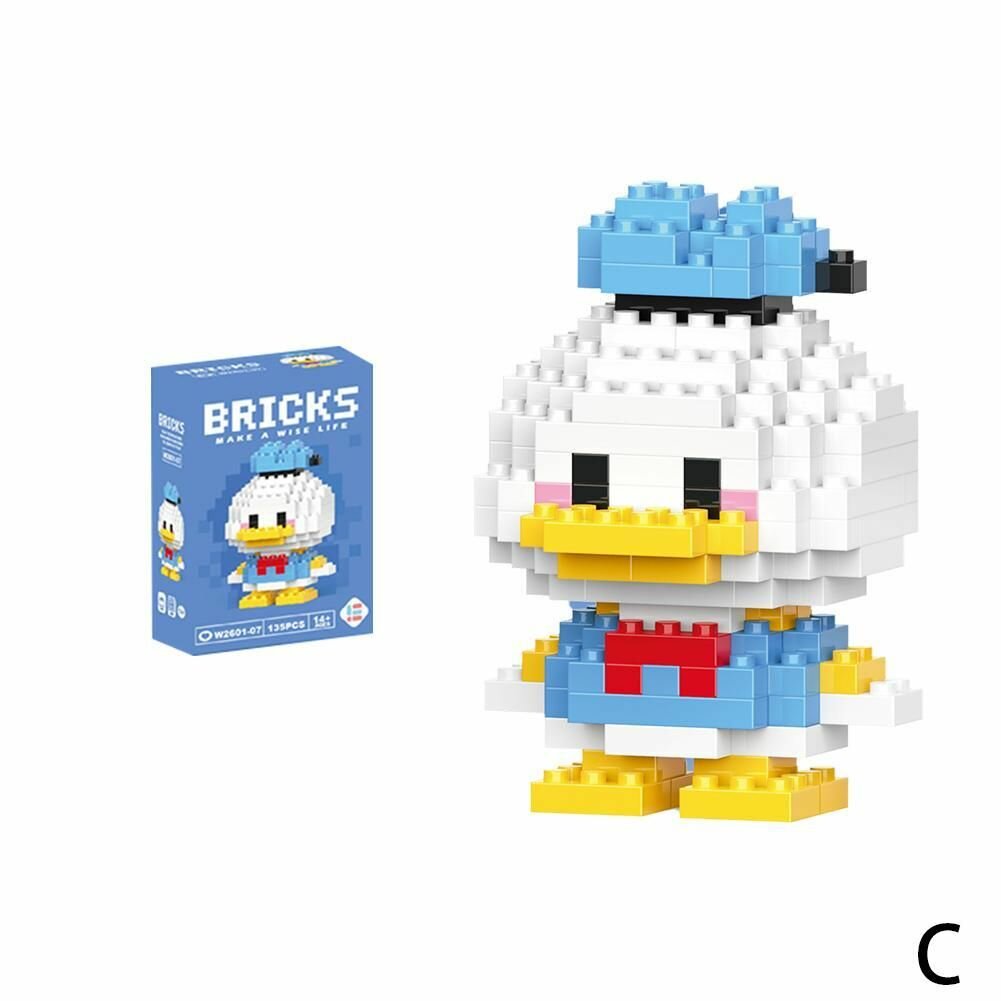 Строительные блоки для сборки мультяшных кукол, детские развивающие игрушки