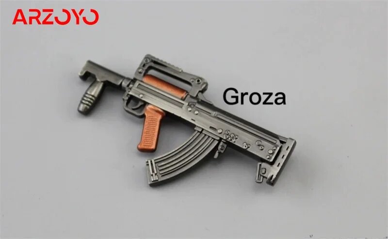 Миниатюрные модели винтовок Ar.zoyo 1/12 (АКМ, М4А1, 98К) Серый, D length 6cm