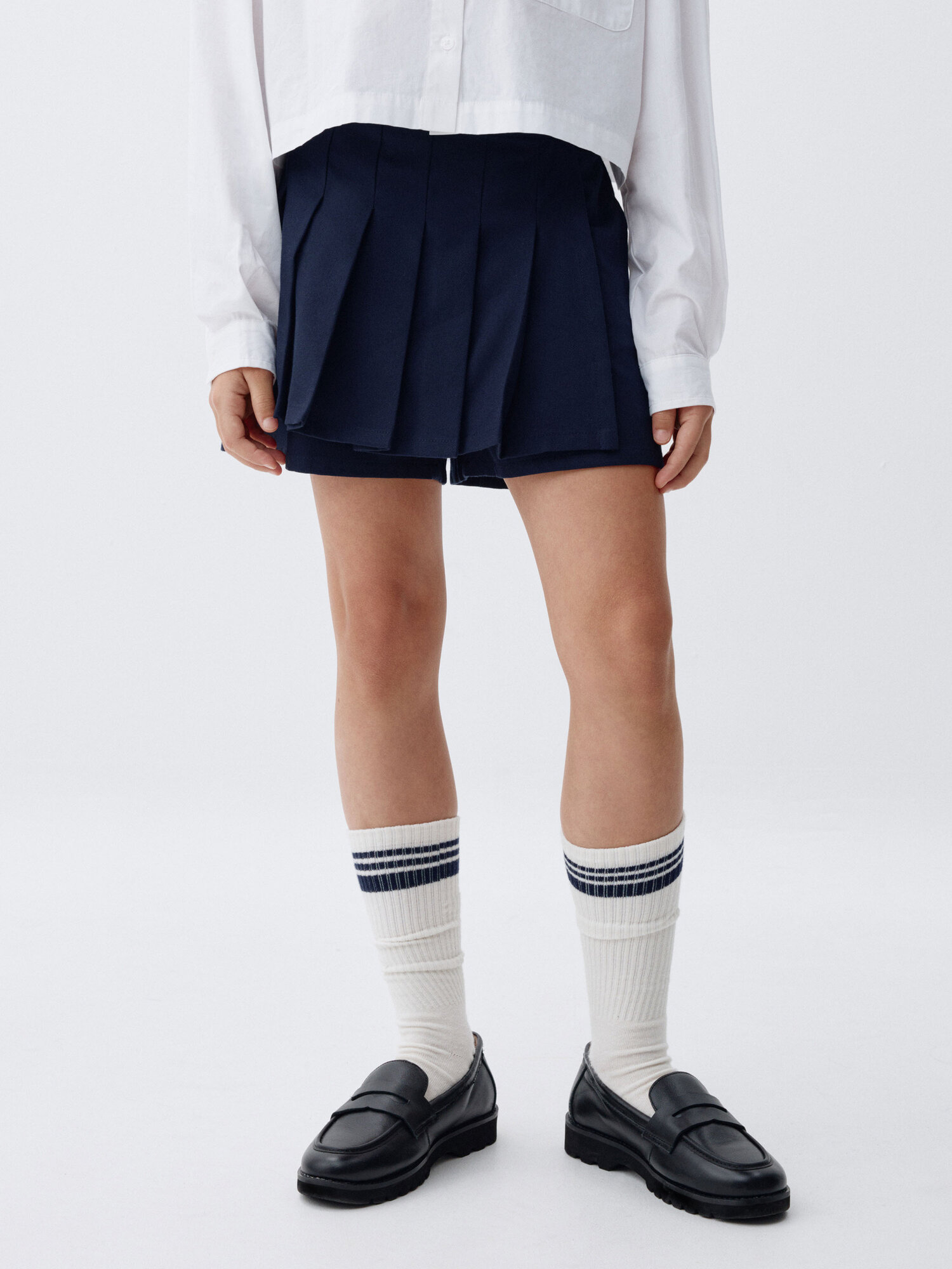 Школьная юбка-шорты