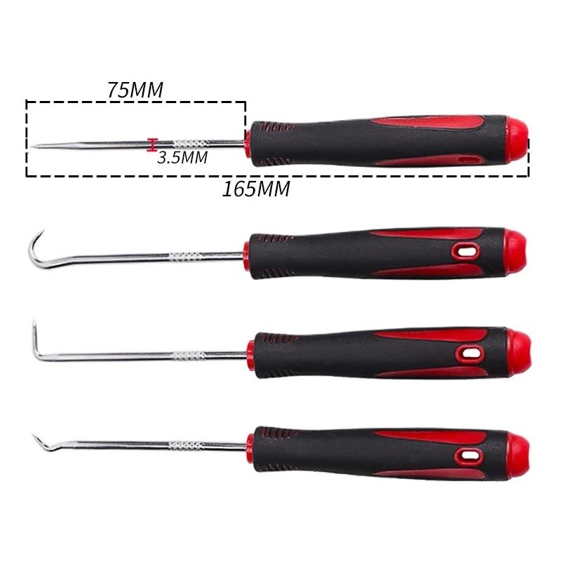 LEBYCLE Набор крючков для уплотнительных колец и сальников Pin Hook Set