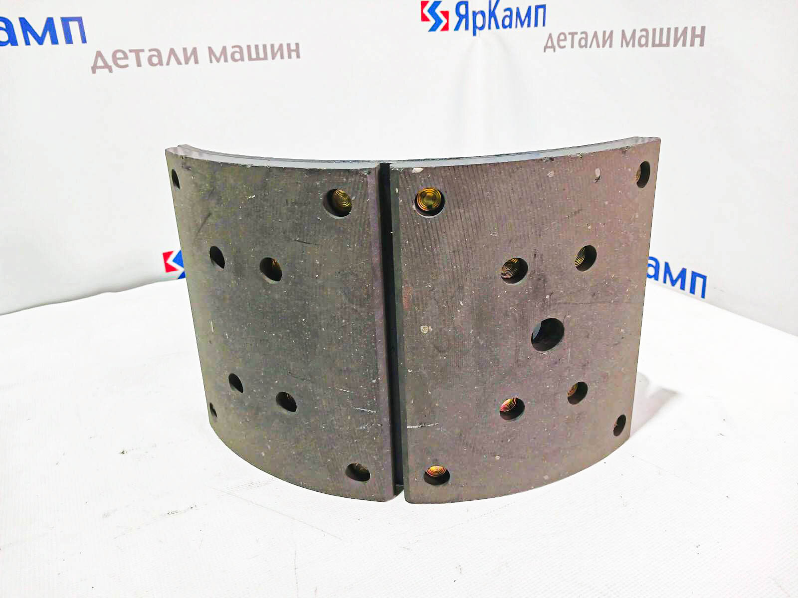 Колодка тормозная МАЗ/МАН, изготовлено ПО ГОСТ (шир.=22 см, 6/7, задняя)