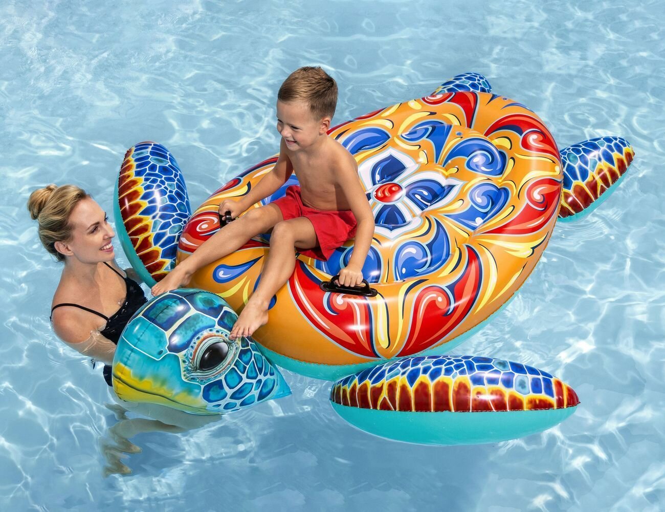 Надувная игрушка Bestway Средиземноморская Черепаха, 183x173 см, от 3 лет, 41523