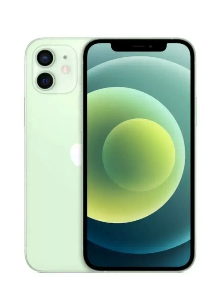 Смартфон Apple iPhone 12 256 ГБ, A14 Bionic , OLED Display , Dolby Vision Video, зеленый( Green )