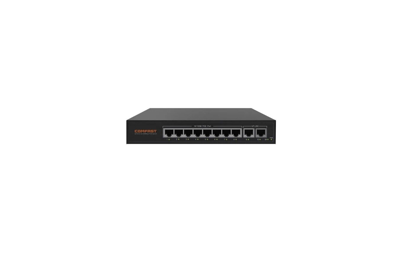 Коммутатор COMFAST 10 Ports POE Switch 100Mbps (CF-SF181P V2)