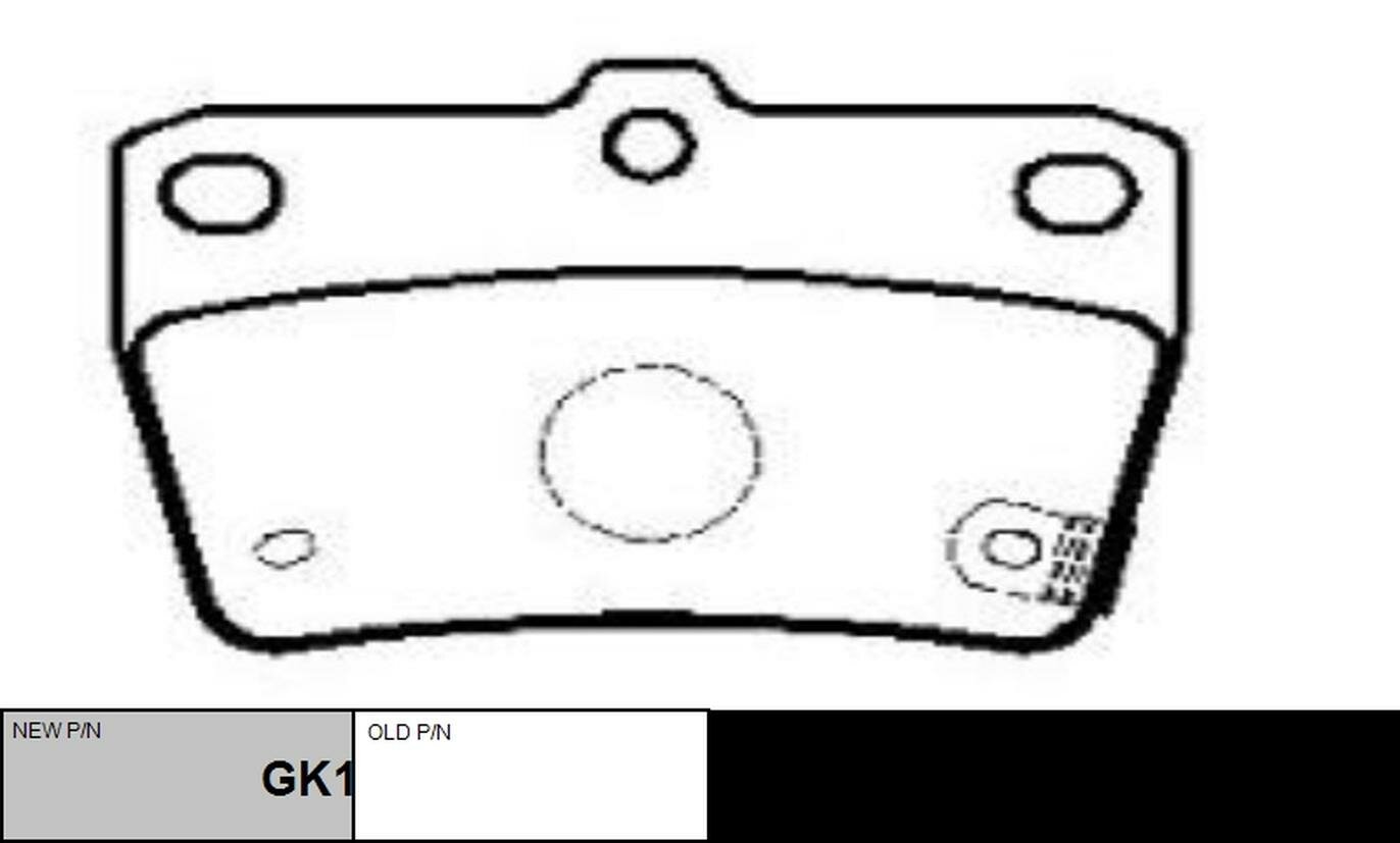 Колодки тормозные для автомобилей CTR GK1118 (запчасти и комплектующие)