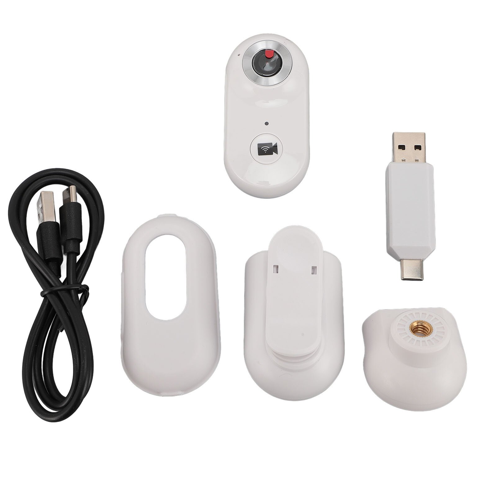 Наручная камера 1080P 2MP, беспроводная, WiFi, магнитная, экшн-камера для активного отдыха, ежедневной записи, белая.