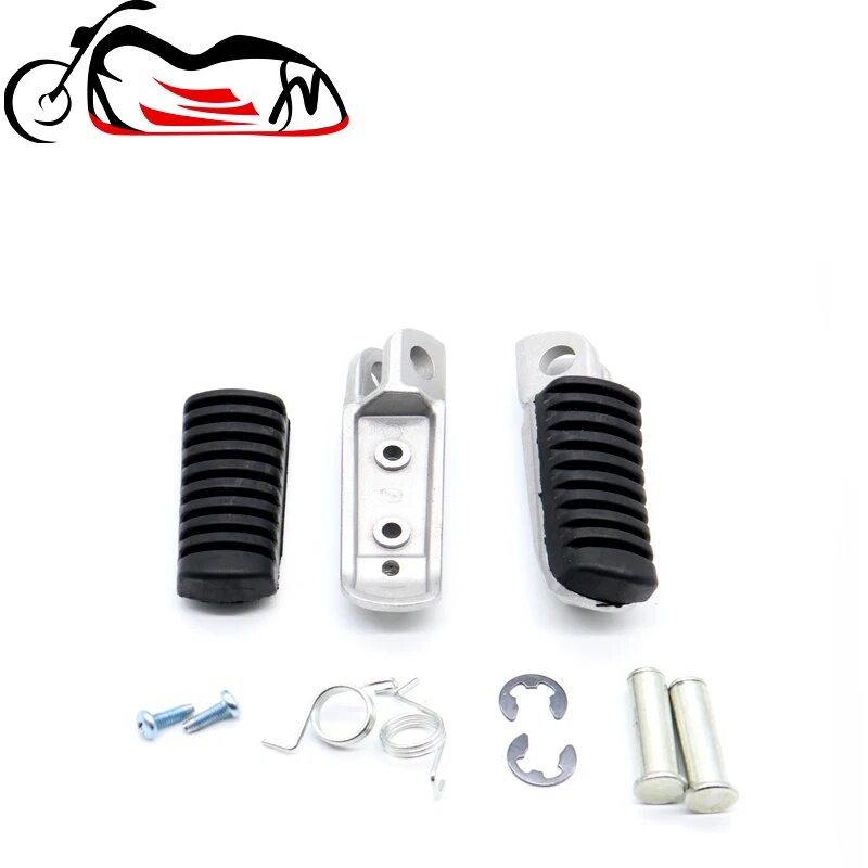 Передние Подножки для KAWASAKI ZZR 600 1200 ZRX 400 1100 GPZ900R ZR250 ZR7 ER6F ER6N ER4N резиновые накладки на педали для мотоцикла