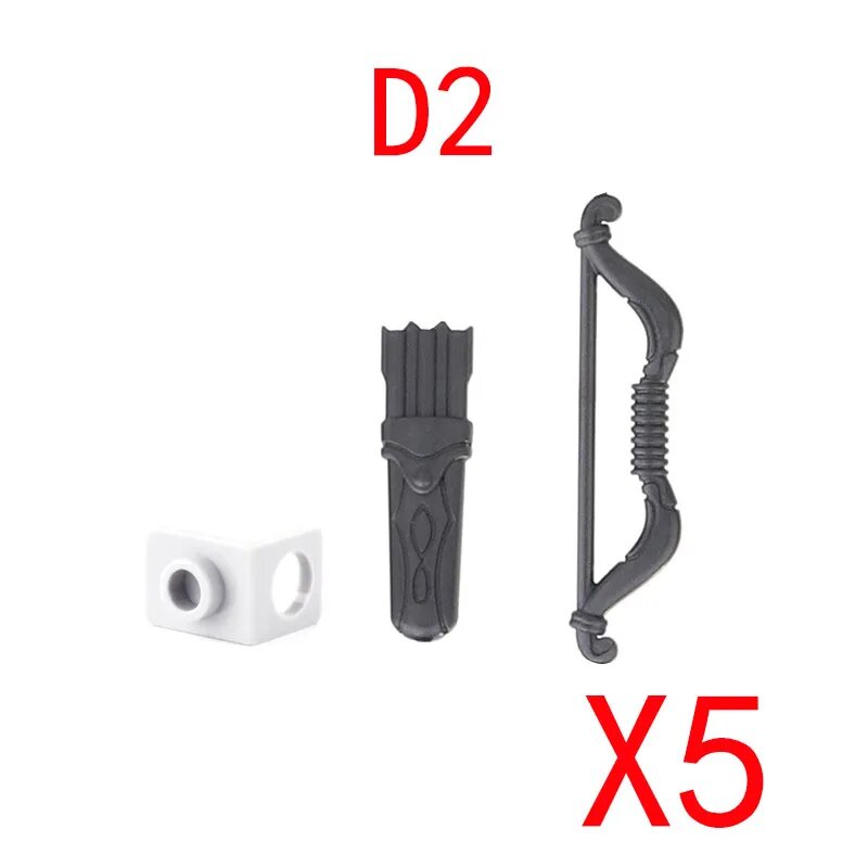 BRICKPANDA Средневековые строительные блоки D2-5PCS