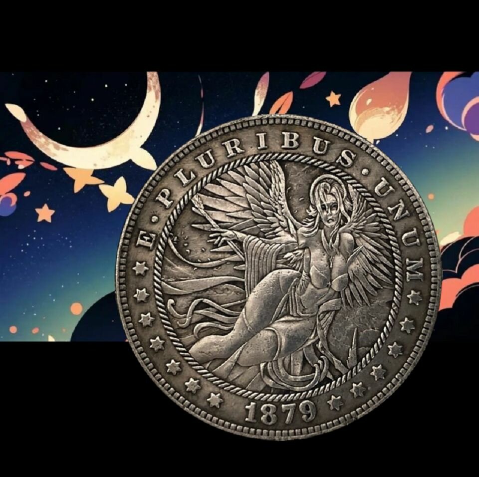 5144 Монета "Девушка Ангел" 1879
