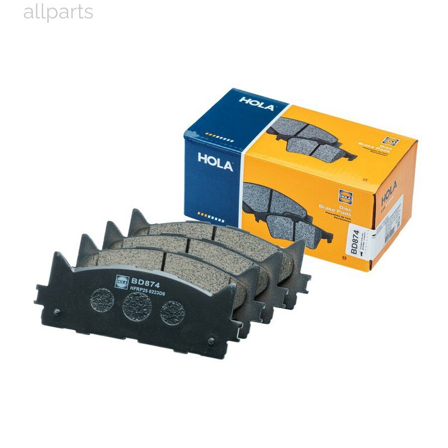 HOLA BD874 Колодки передние TOYOTA Camry (V30, V40, V50), LEXUS ES(V40/V60) HOLA BD874