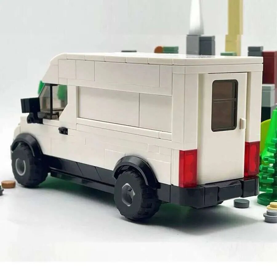 MOC Спринтер Фургон конструктор пластиковый блочный совместим с LEGO для детей 6-18 лет размер упаковки 35x25x5 см — фото 1
