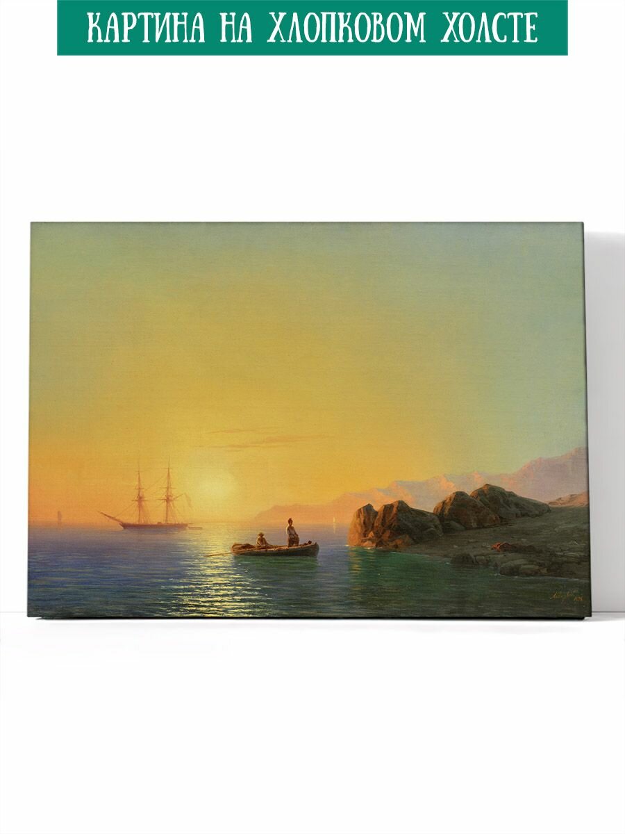 Картина/Закат солнца у крымских берегов. Иван Айвазовский