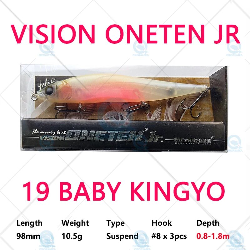 Megabass VISION ONETEN Jr. приманка для ловли баса NO.19 BABY KINGYO