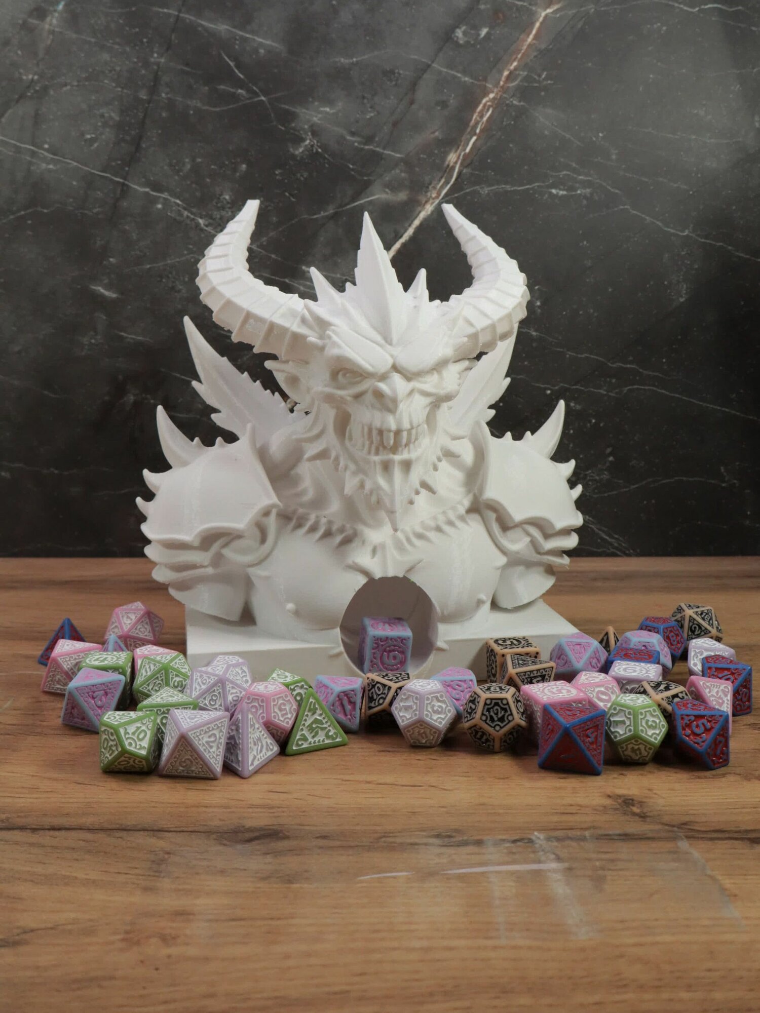 Башня статуя Повелителя Ада для кубиков настольных игр / DnD, Dice Tower, D&D, Dungeon and Dragons, миниатюра