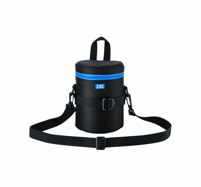 JJC DLP-4II Водонепроницаемый чехол для объектива с плечевым ремнем для Canon EF 70-300мм 24-70мм F2.8, Nikon 24-120мм, Tamron 70-300мм объектив (до 100 x 165 мм)