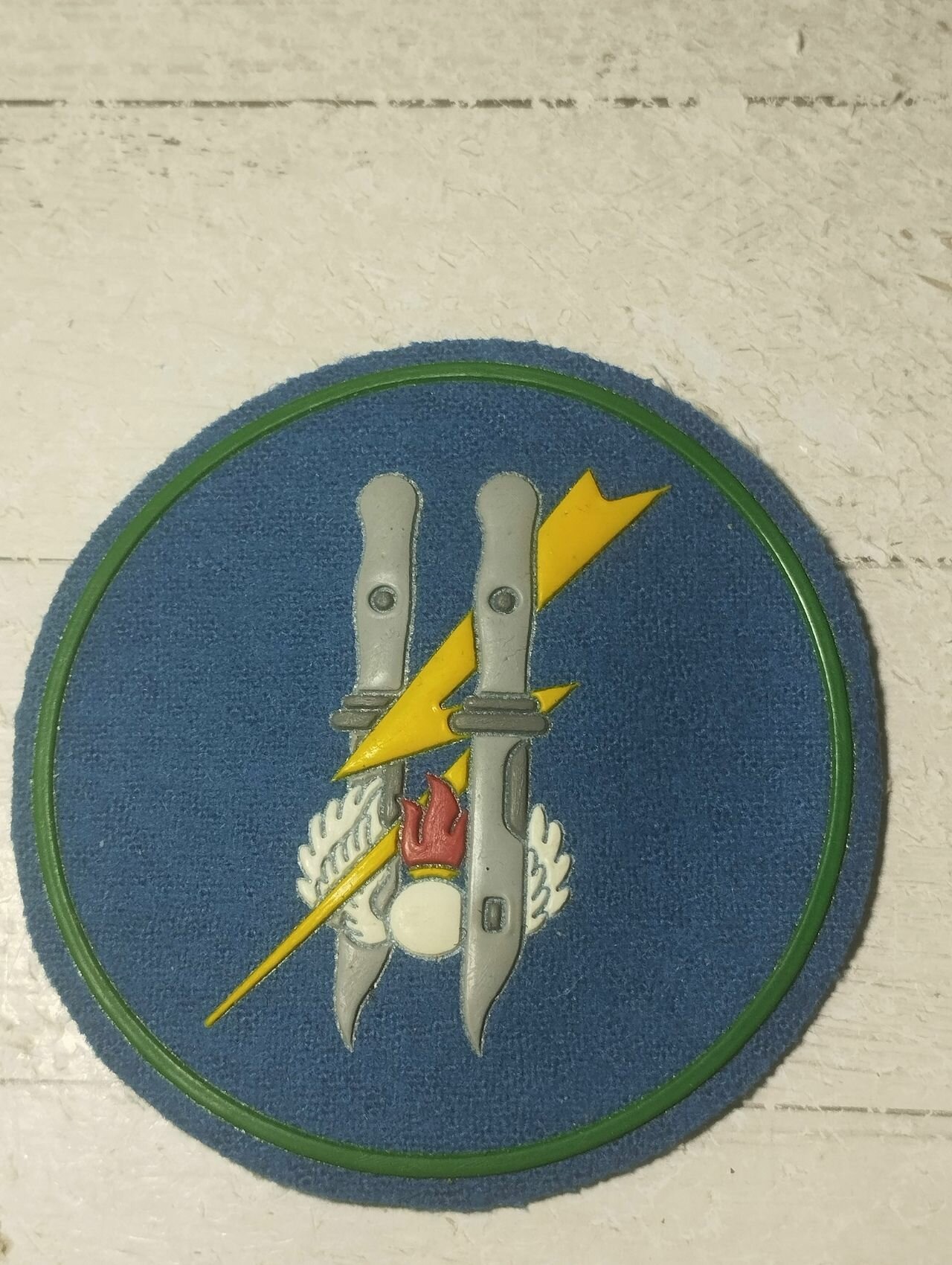 Шеврон ВДВ 11-ой гвардейской отдельной десантно-штурмовой бригады (11 годшб) Пластизоль. Без липучки.